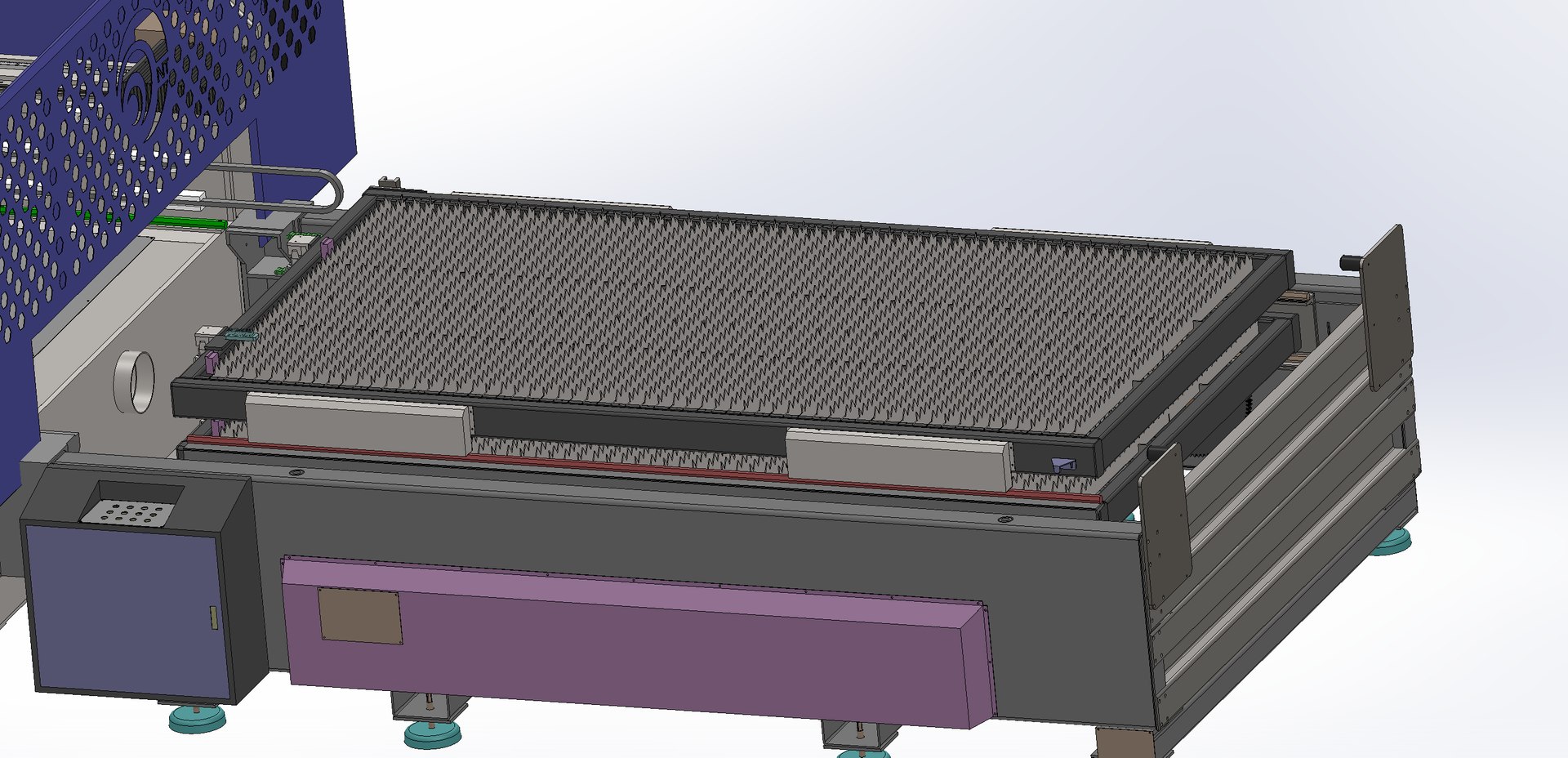 3D Large Laser Cutting Machine Model - TurboSquid 1737287