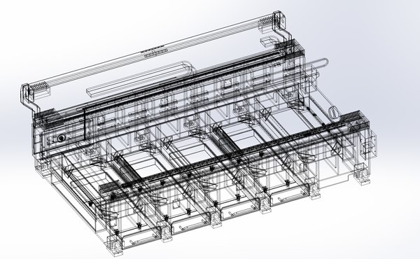 3D Large laser cutting machine model - TurboSquid 1737287