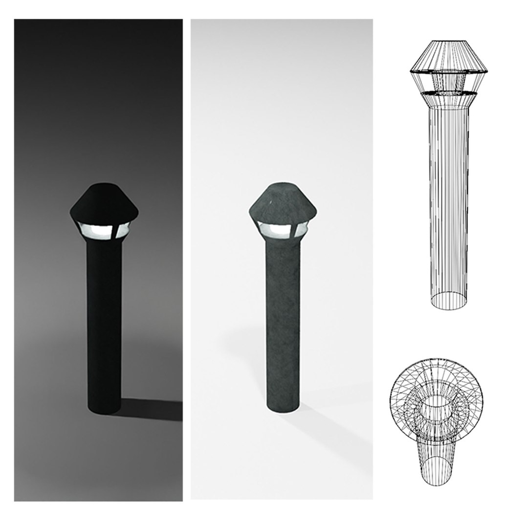 3D Low Poly Outdoor Lights Pack 6 Meshes - TurboSquid 1892032