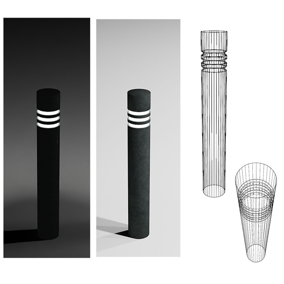 3D Low Poly Outdoor Lights Pack 6 Meshes - TurboSquid 1892032