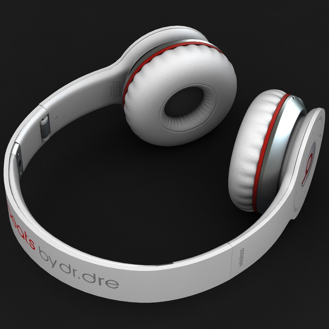 3d Monster Beats Wireless Headphones Model