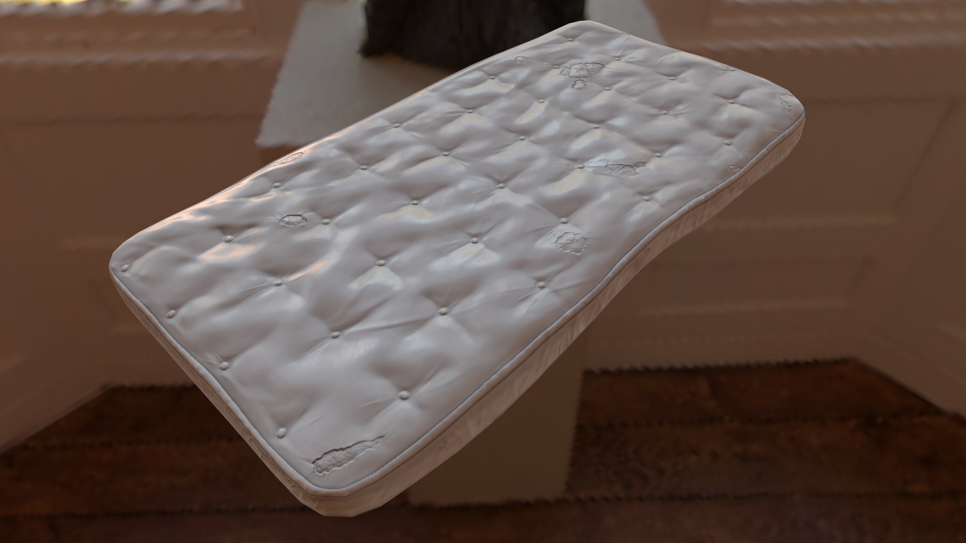 Worn Mattress 3D Model - TurboSquid 1218975