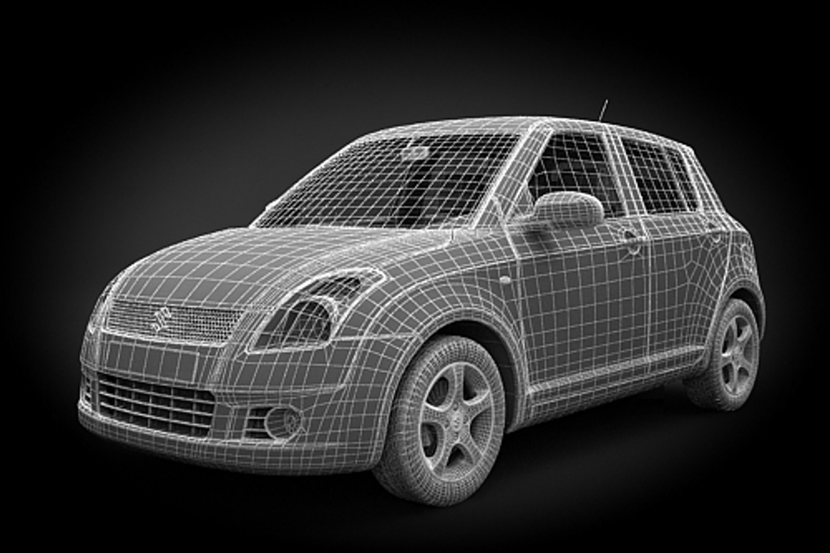 3d Car Suzuki Swift Mk6 Model