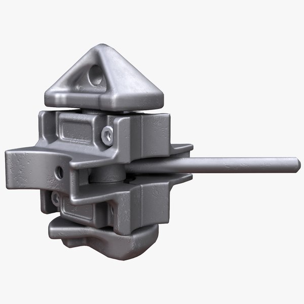 3D container deck lock model - TurboSquid 1322472