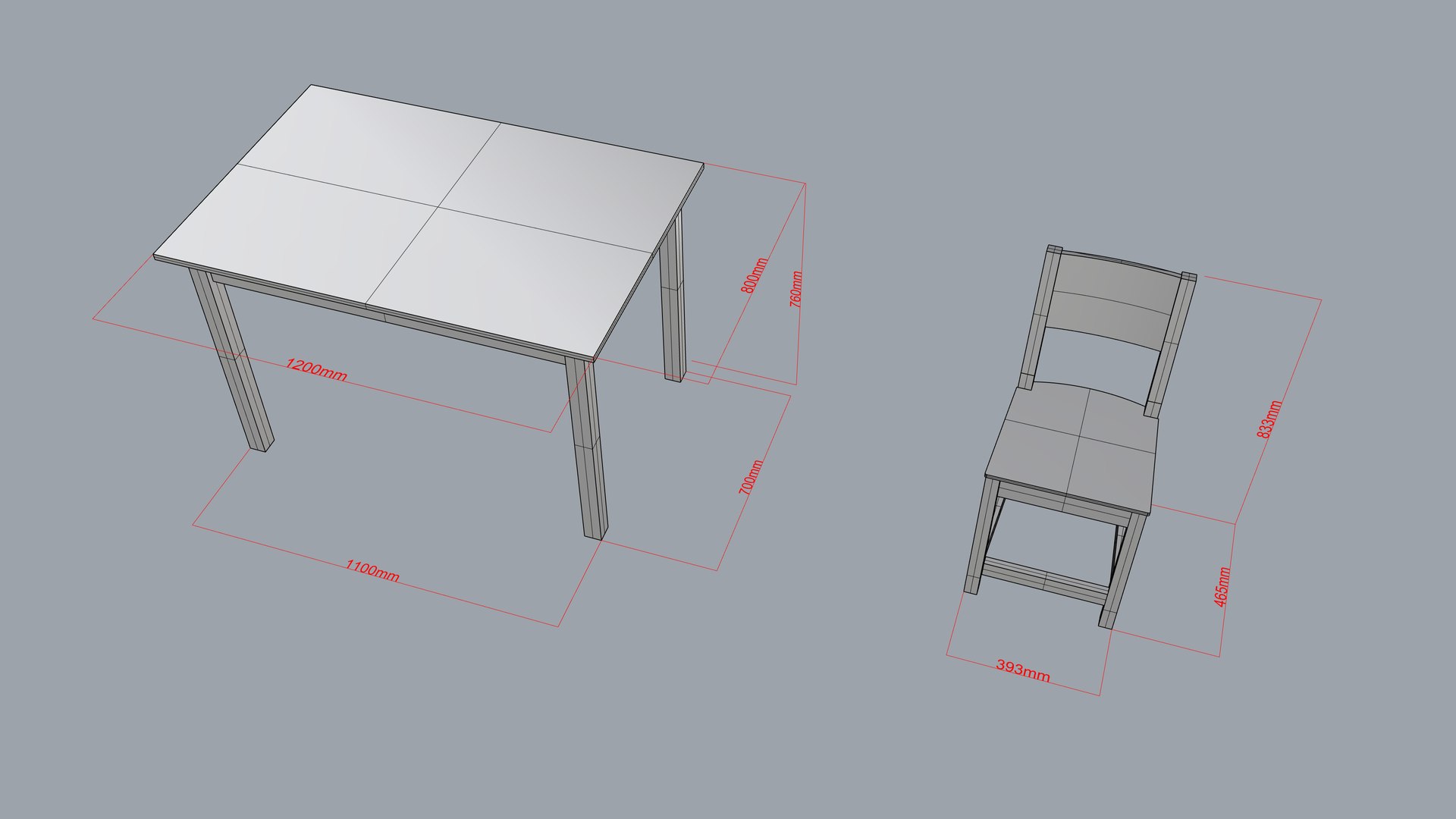 3D Country KitchenTable - TurboSquid 2310502