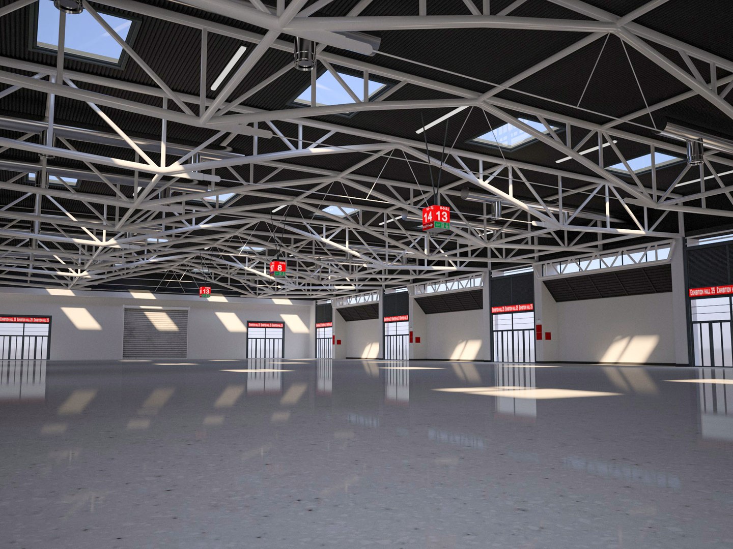 Exhibition Hall Interior And Exterior 25 3D - TurboSquid 2079165