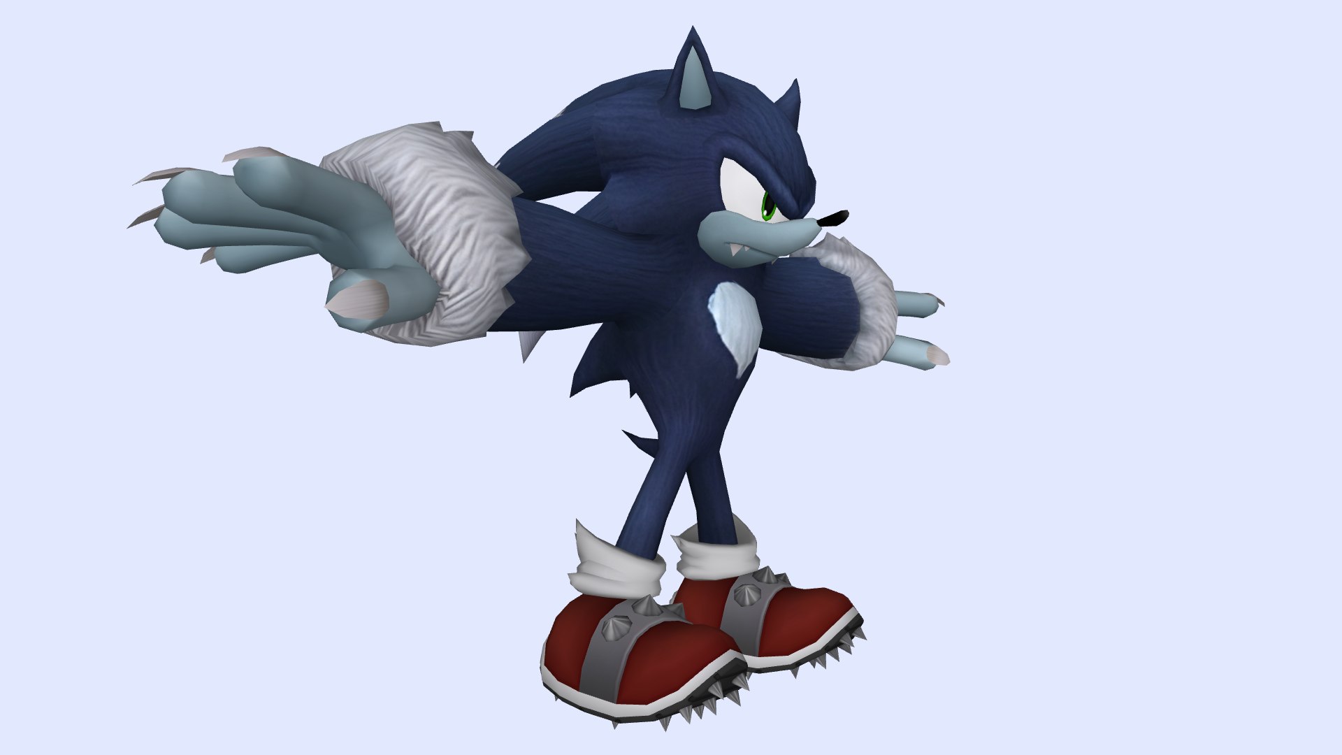 Sonic The Werehog - Sonic Dash 3D Model - TurboSquid 2438114