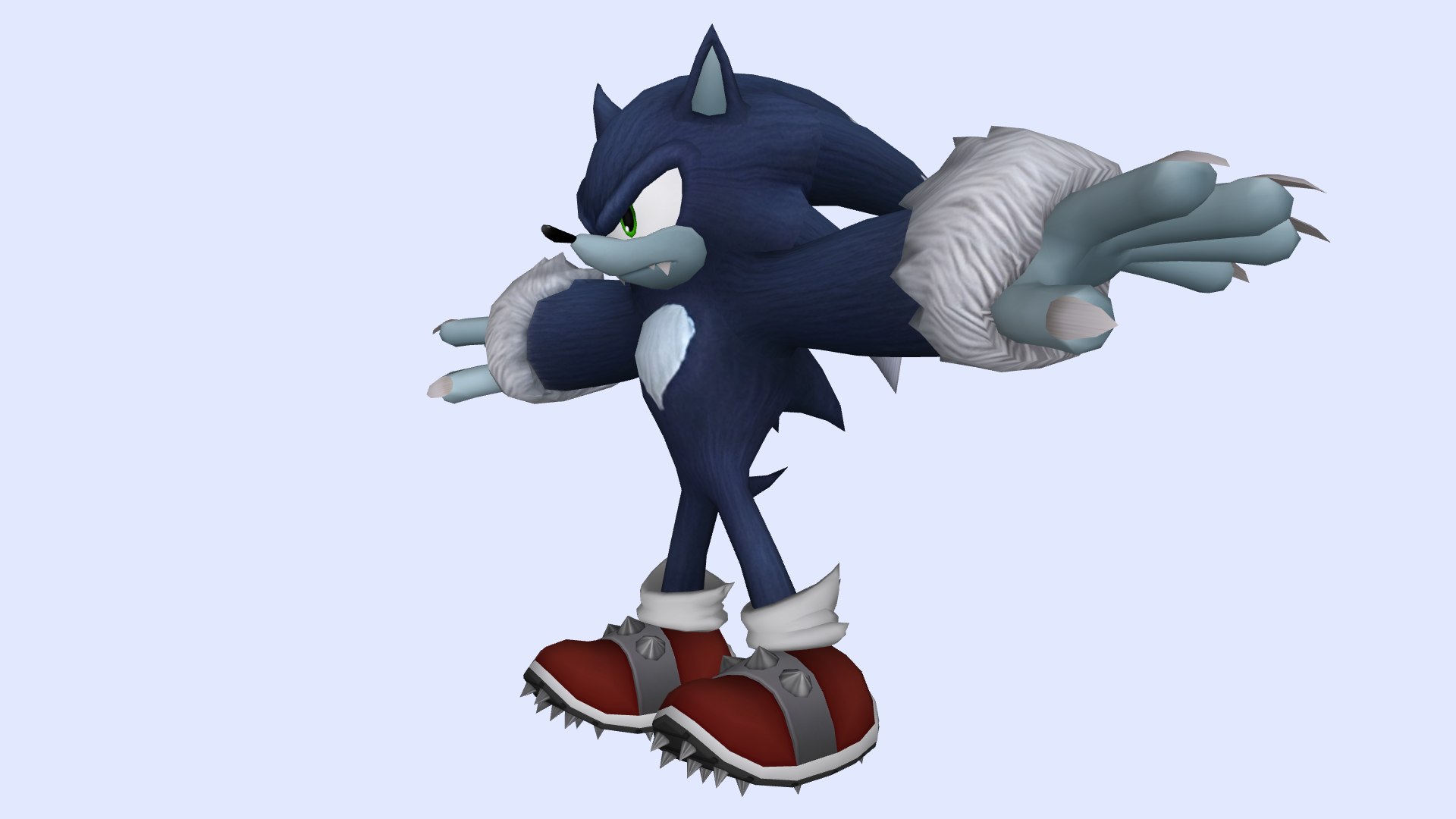 Sonic The Werehog - Sonic Dash 3D Model - TurboSquid 2438114