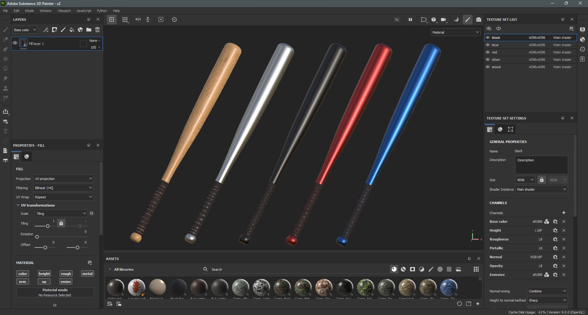 Baseball Bat Collection 3D - TurboSquid 2116020