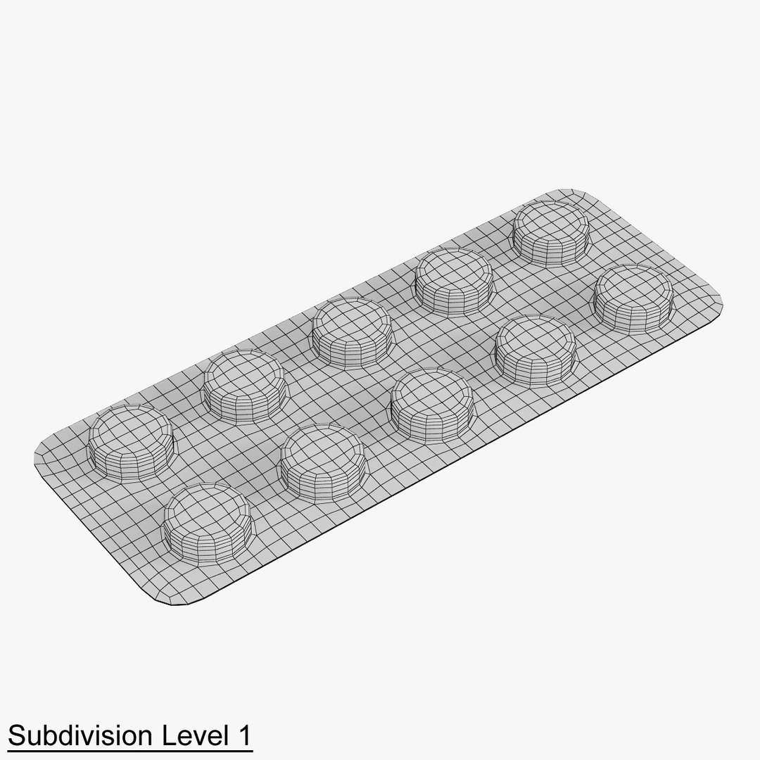 3D Pills 1 Model - TurboSquid 1403736