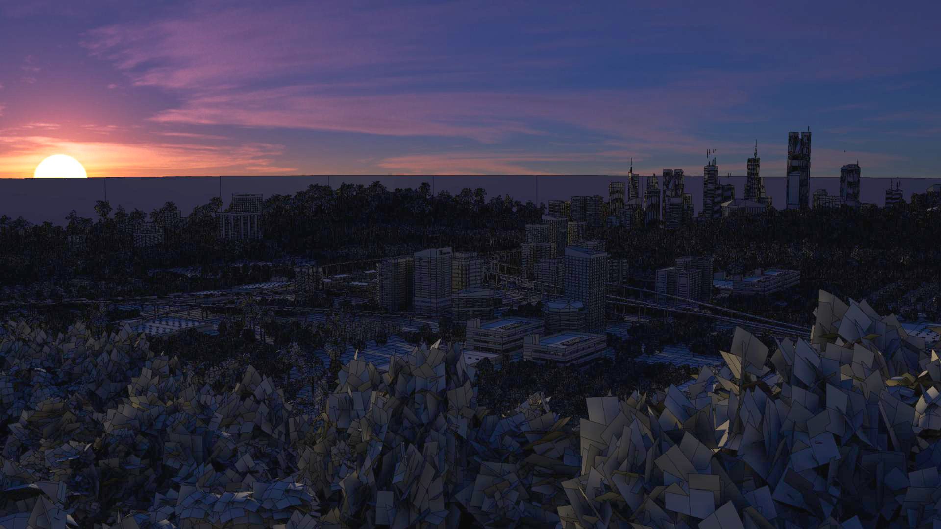 Freeway09 Suburbs 3D Model - TurboSquid 1902929