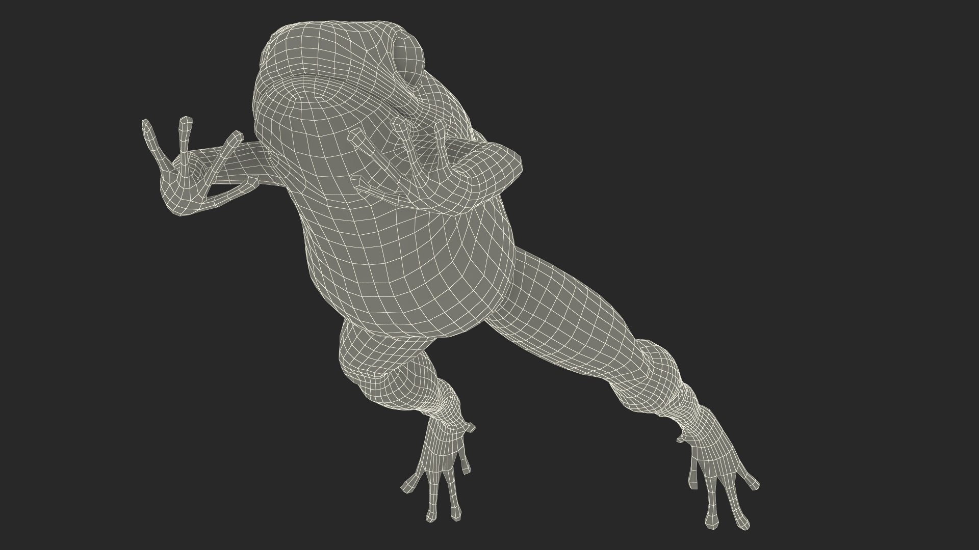 Phyllobates Terribilis Yellow Jumping Pose Model - TurboSquid 2189753