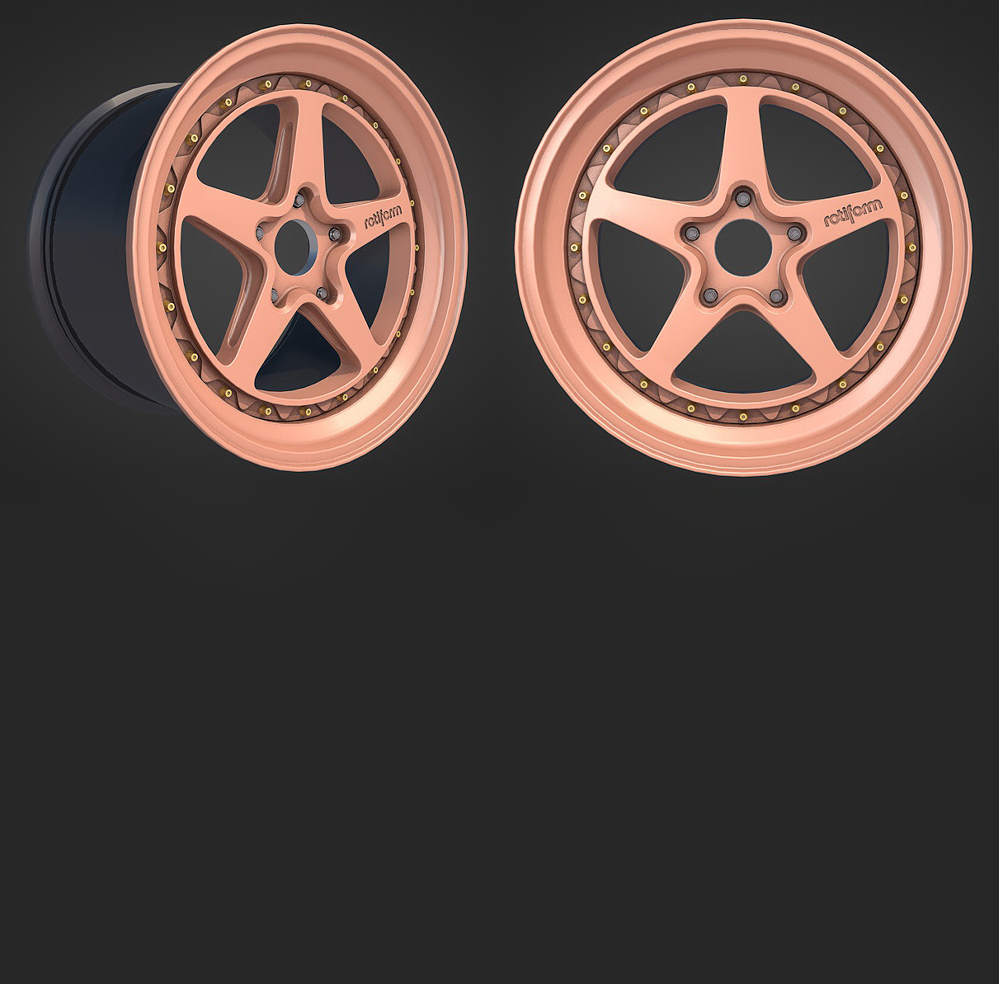 3D Rotiform Wheel rim model - TurboSquid 1718297