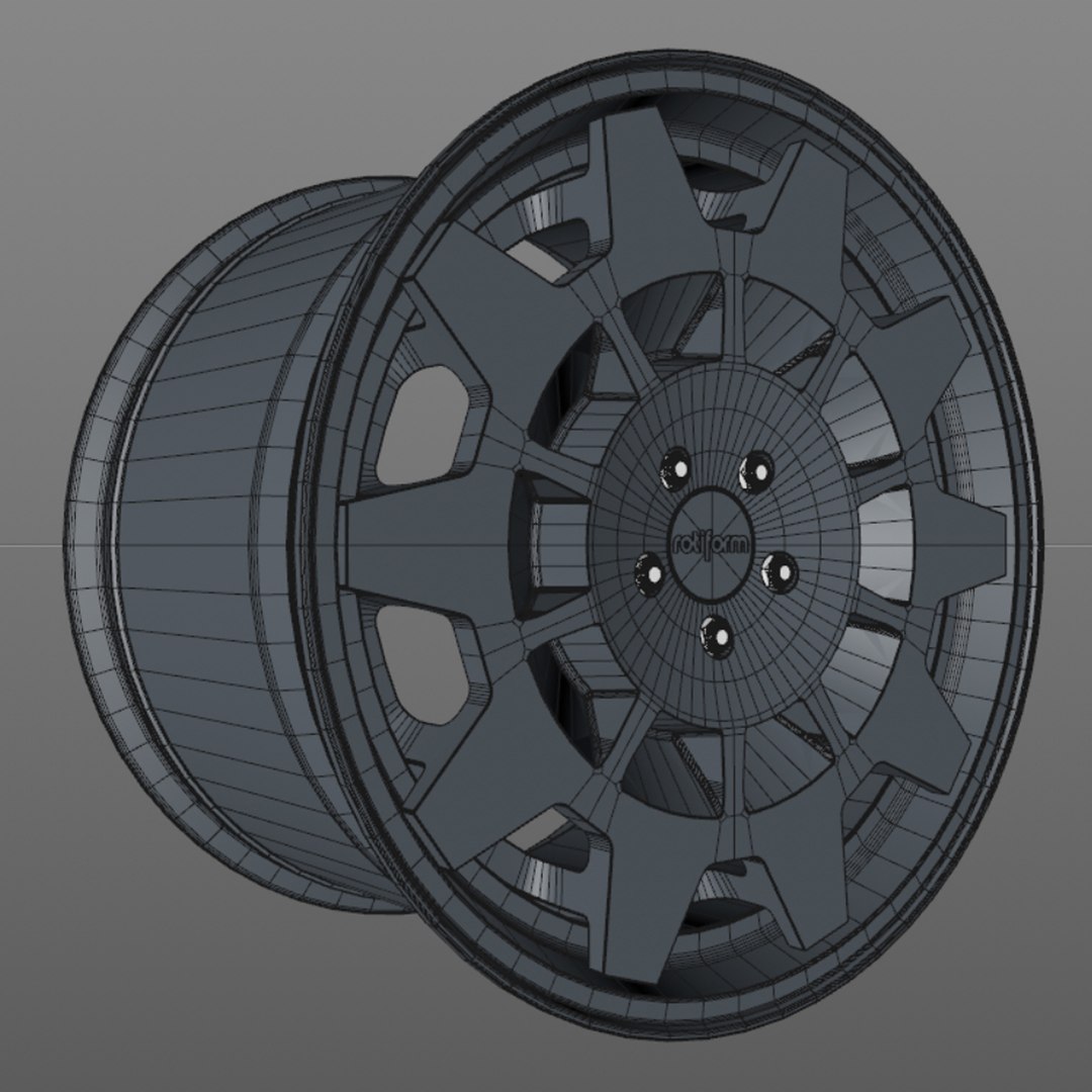 3D Rotiform Wheel Rim Model - TurboSquid 1718297