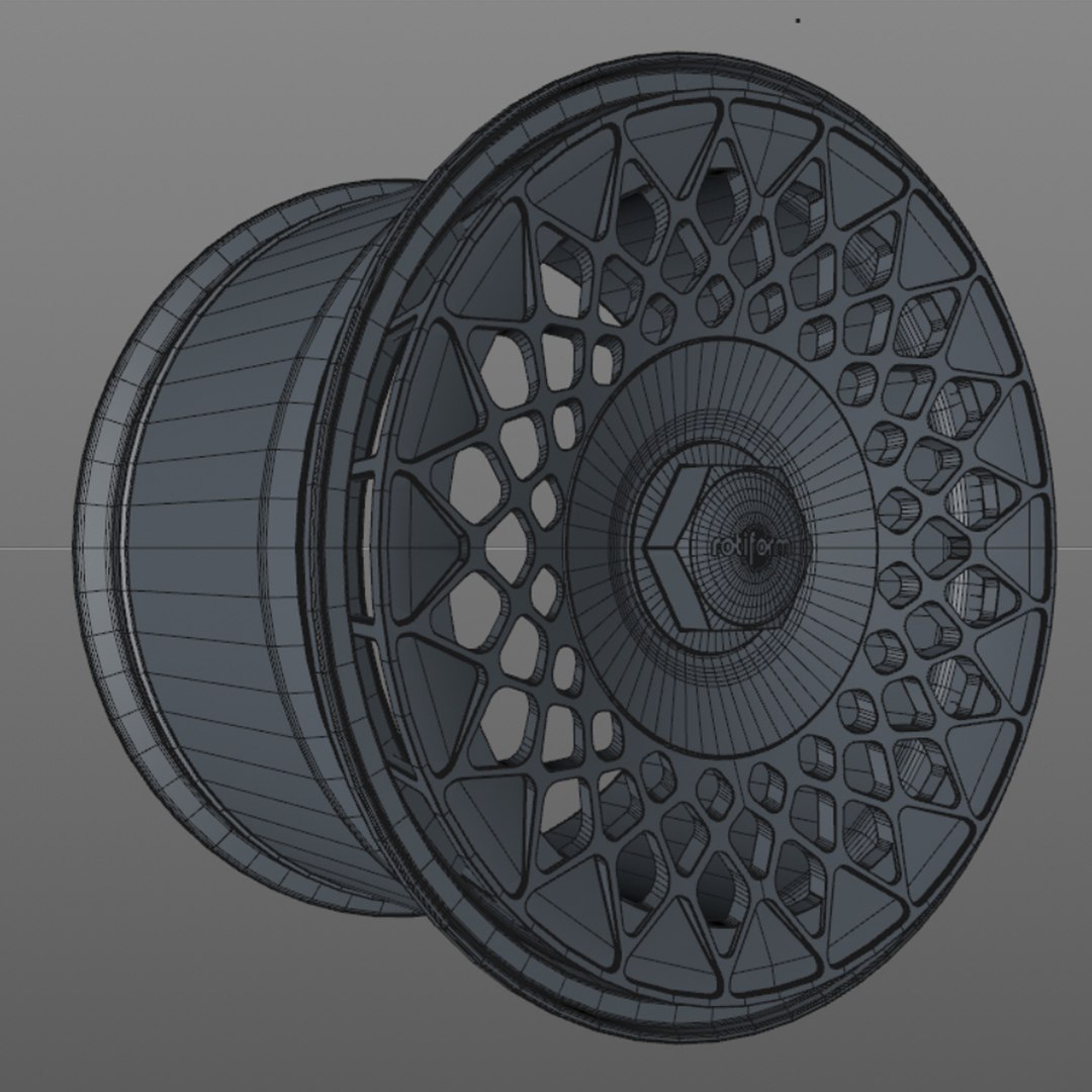 3D Rotiform Wheel Rim Model - TurboSquid 1718297