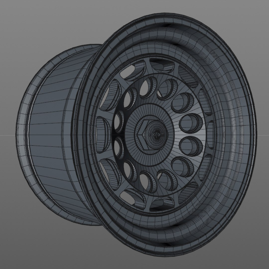 3D Rotiform Wheel Rim Model - TurboSquid 1718297