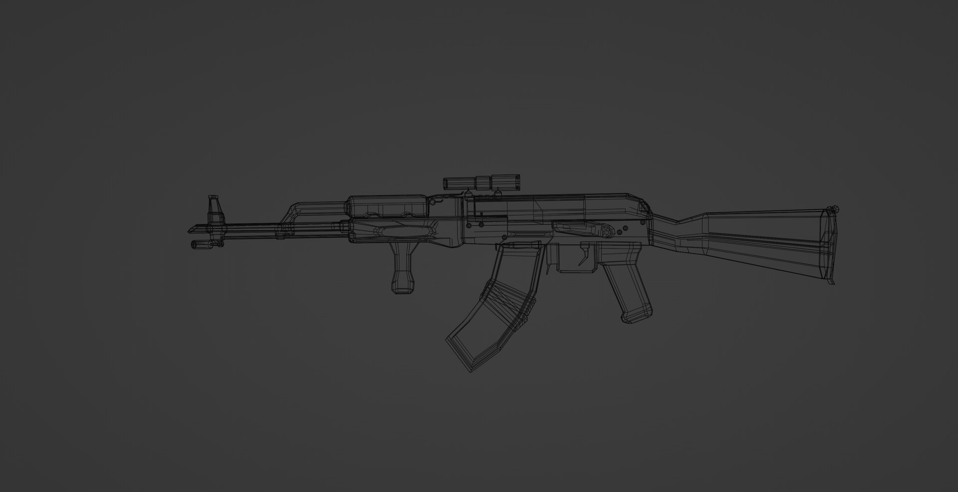 3D AKM - Low Poly Model - TurboSquid 2110551
