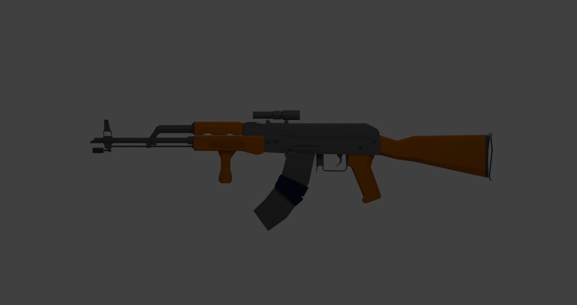 3D AKM - Low Poly Model - TurboSquid 2110551