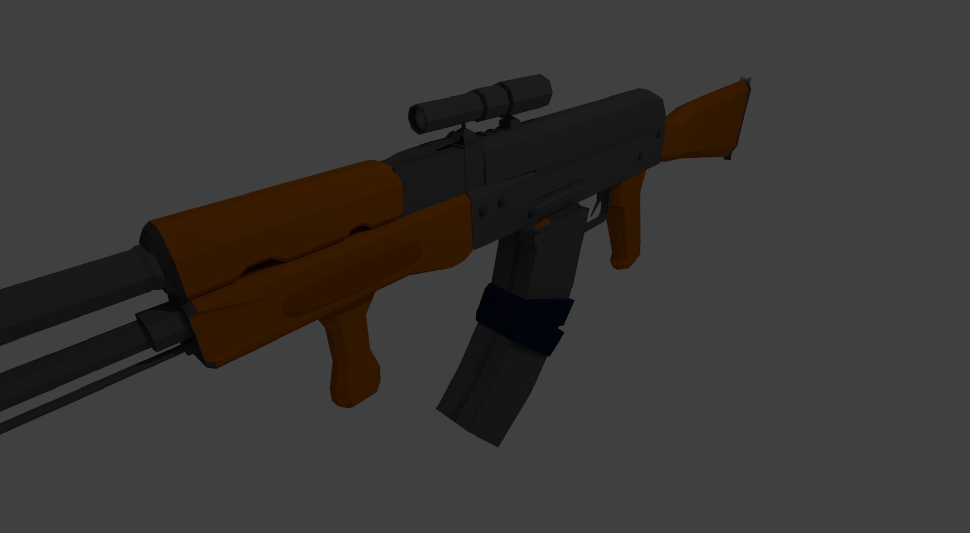 3D AKM - Low Poly Model - TurboSquid 2110551