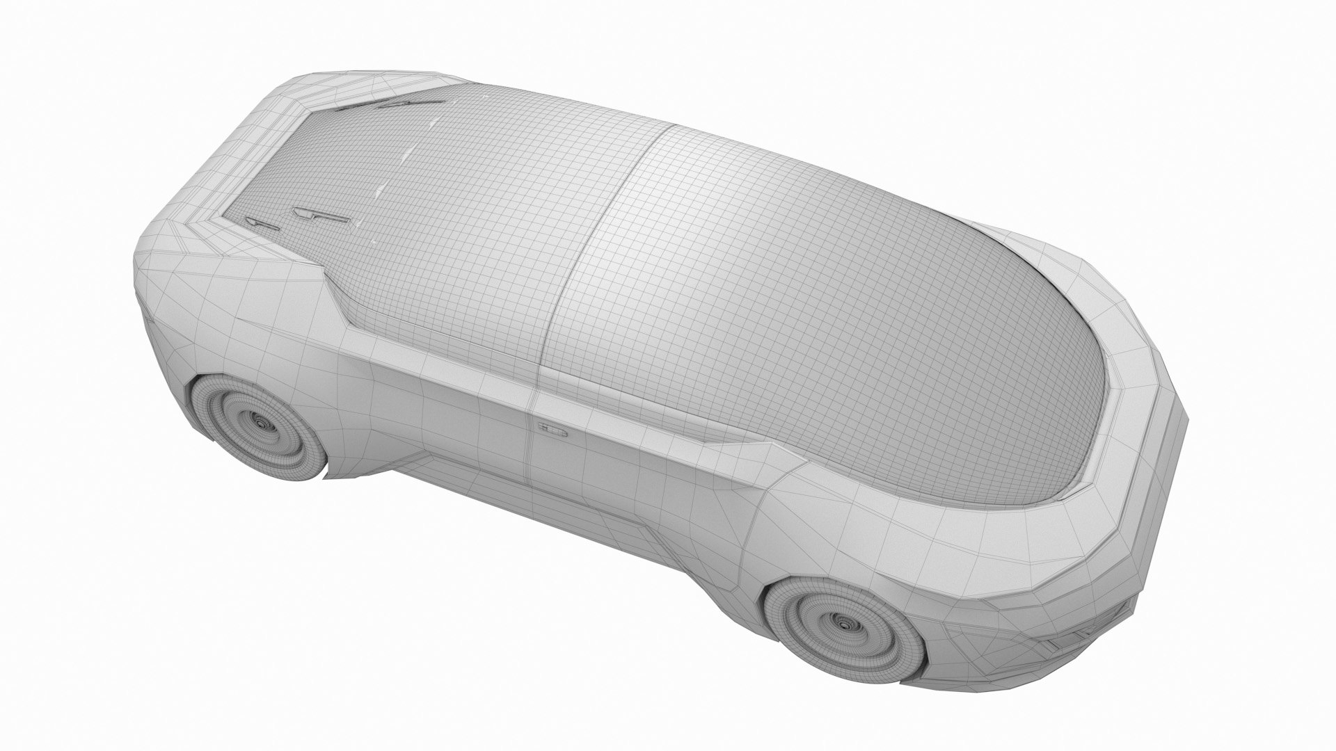 Futuristic Car 3D Model - TurboSquid 1973199