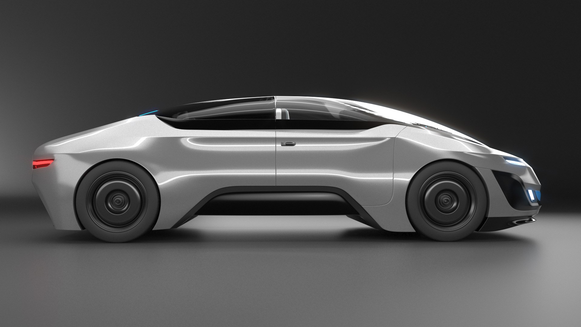 Futuristic Car 3D Model - TurboSquid 1973199