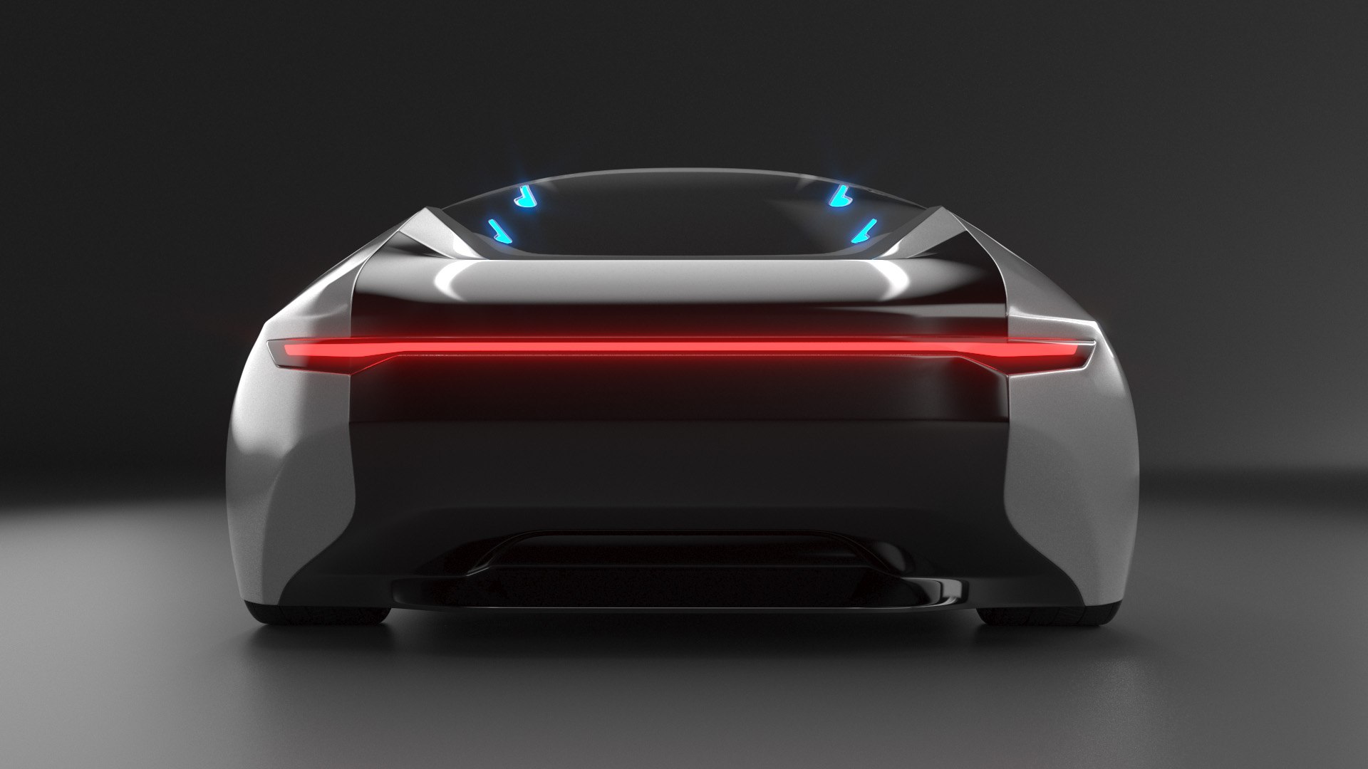 Futuristic Car 3D Model - TurboSquid 1973199