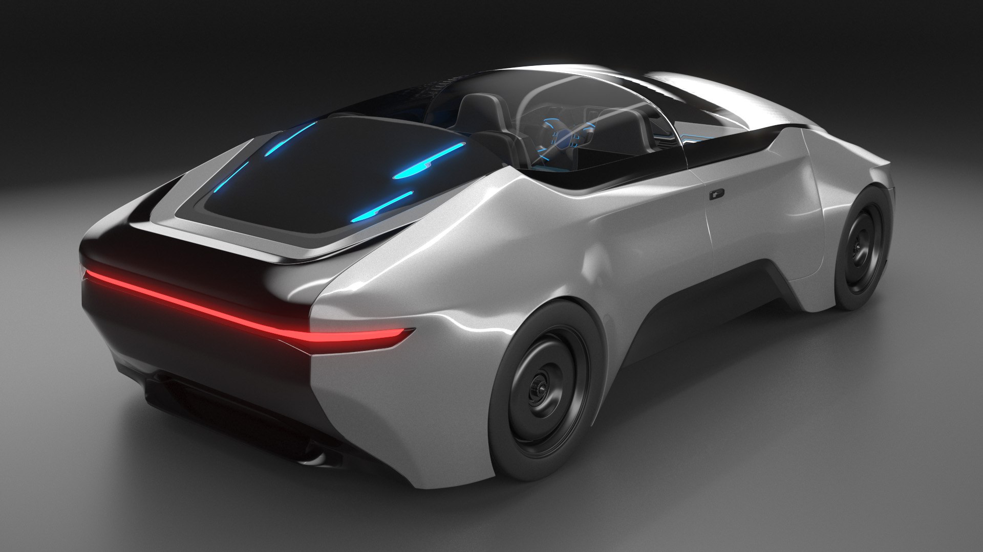Futuristic Car 3D Model - TurboSquid 1973199