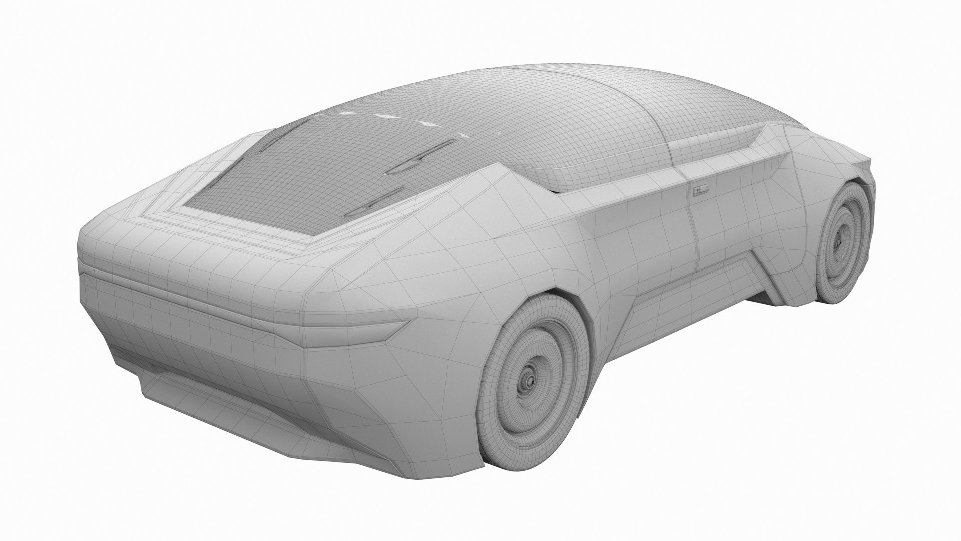 Futuristic Car 3D Model - TurboSquid 1973199