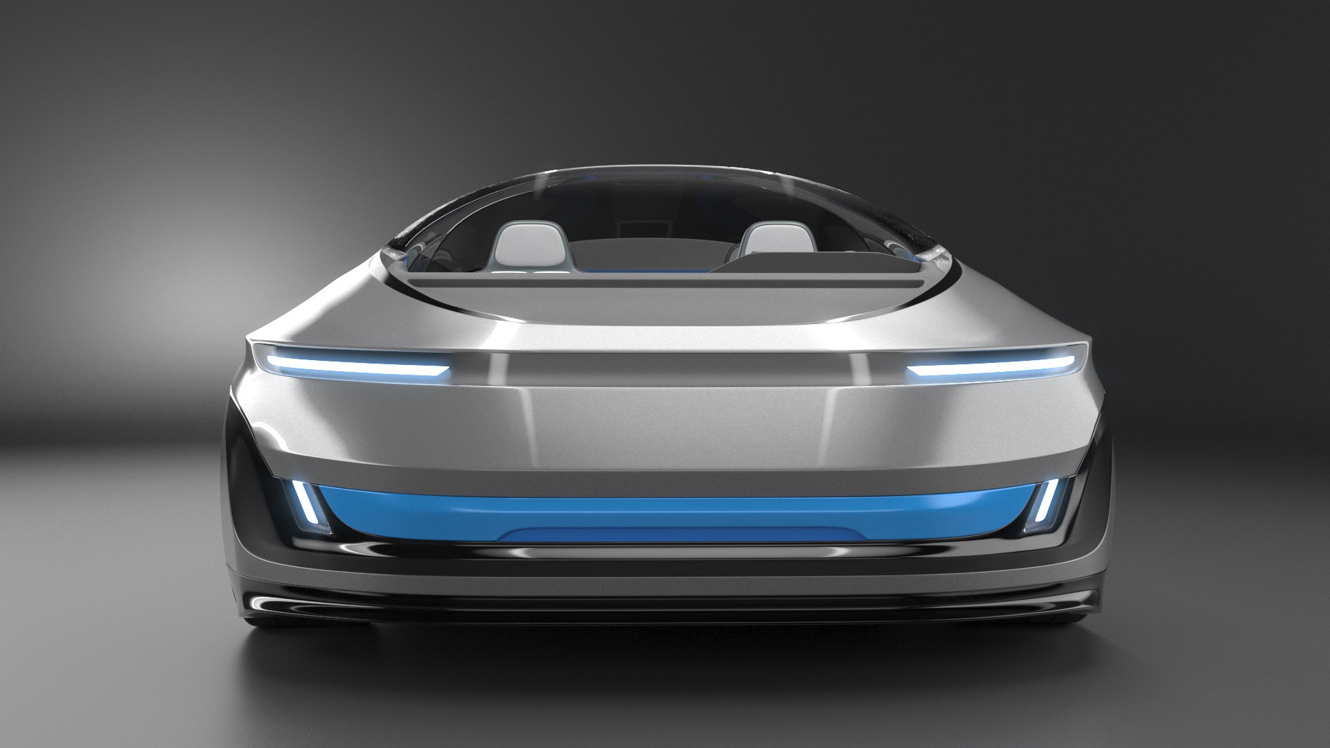 Futuristic Car 3D Model - TurboSquid 1973199