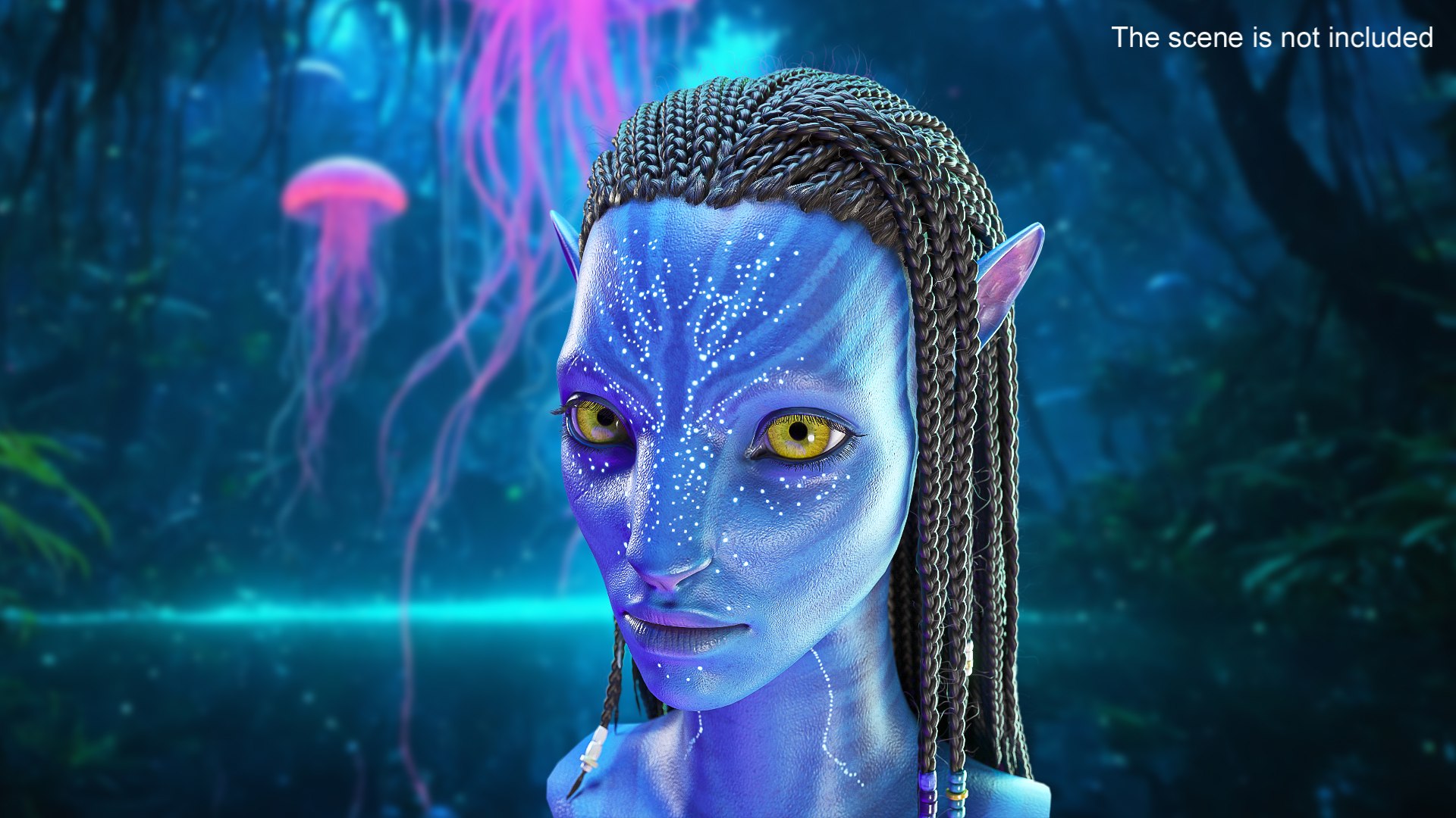 Neytiri Avatar Head Rigged For Cinema 4D 3D Model - TurboSquid 2367781