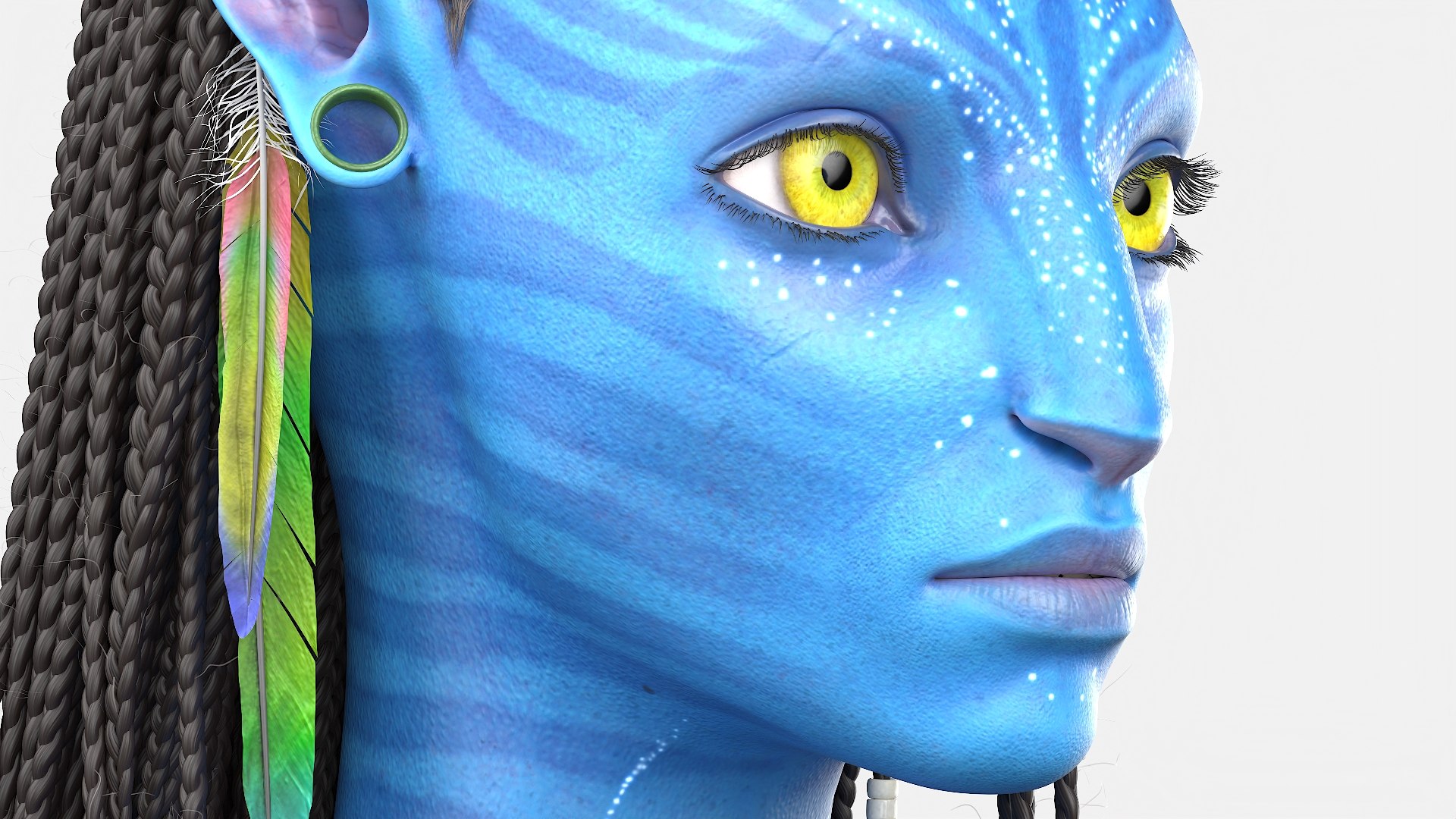 Neytiri Avatar Head Rigged For Cinema 4D 3D Model - TurboSquid 2367781