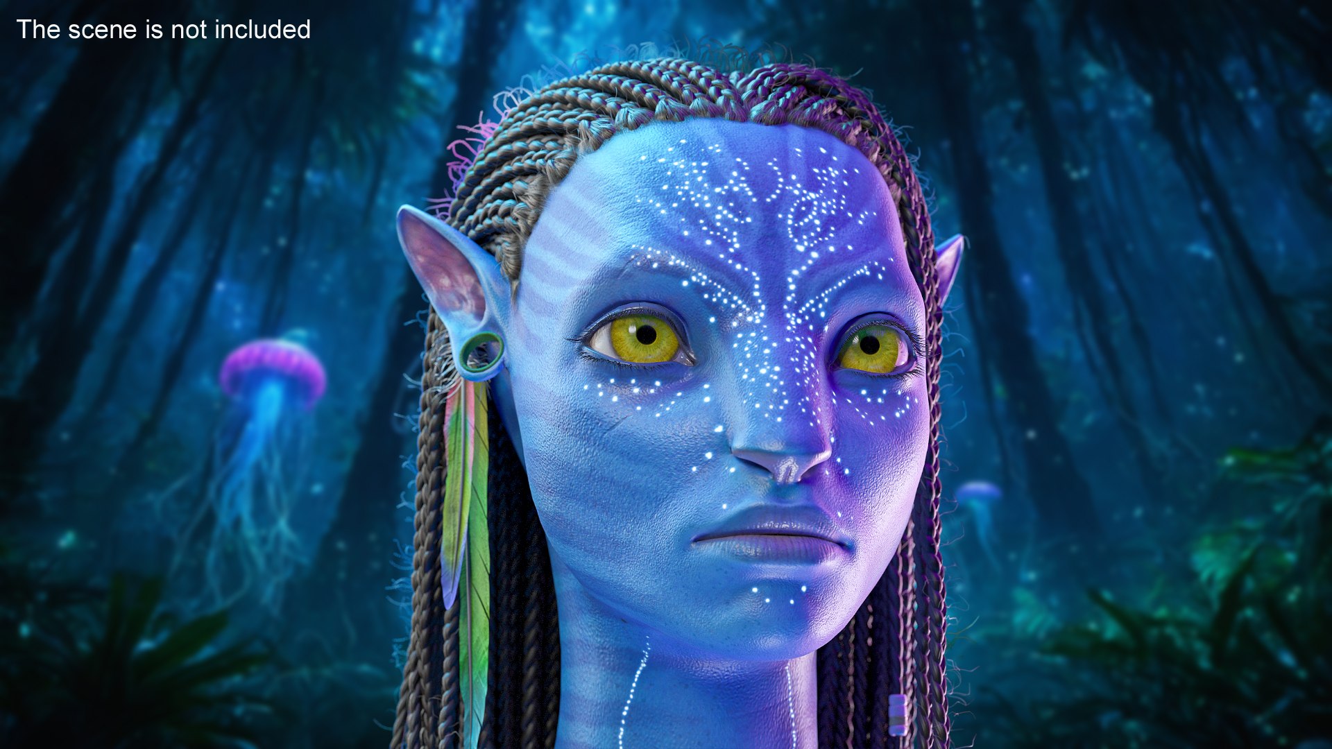 Neytiri Avatar Head Rigged For Cinema 4D 3D Model - TurboSquid 2367781