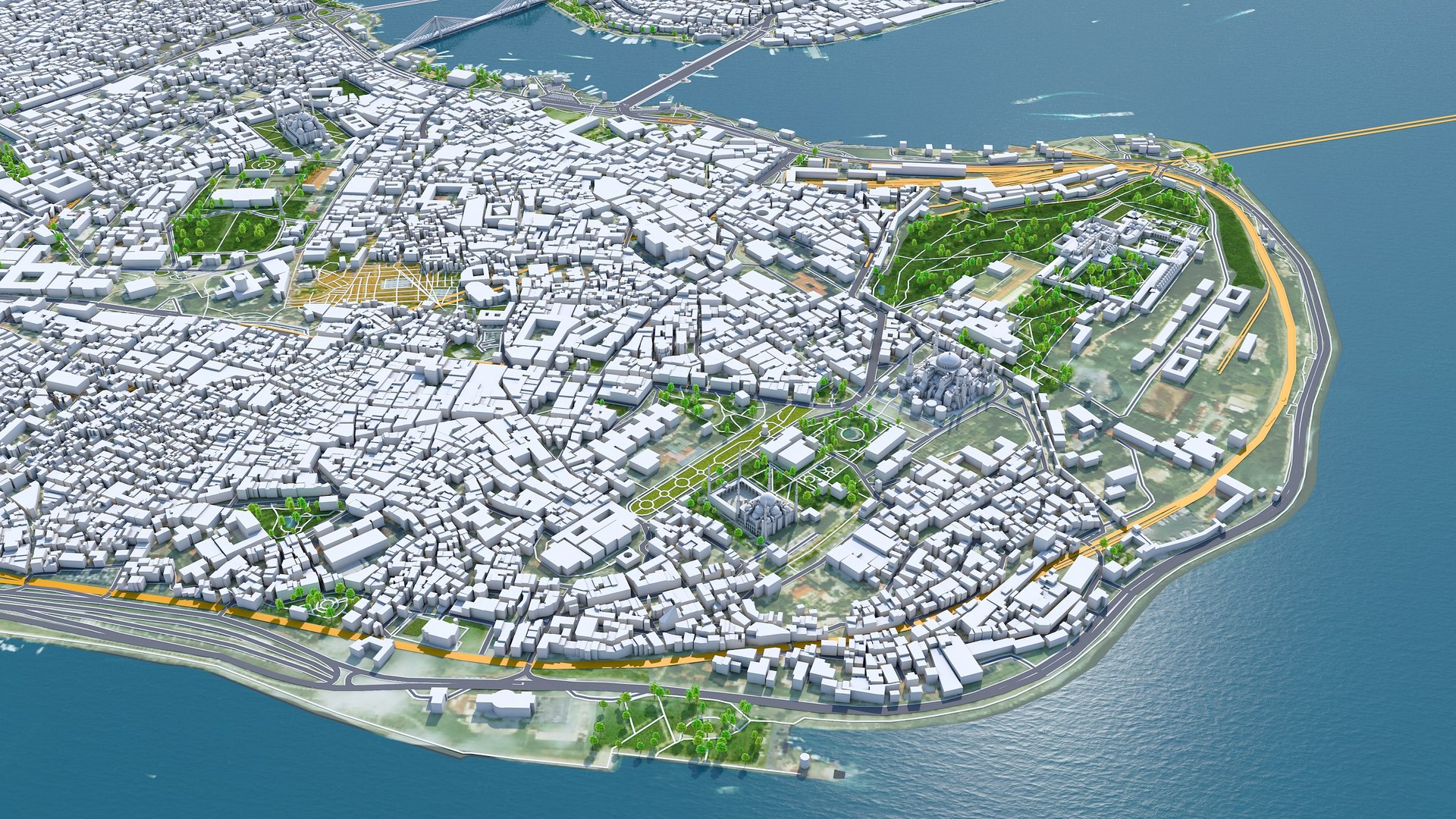 3D Istanbul City Turkey - TurboSquid 1926558