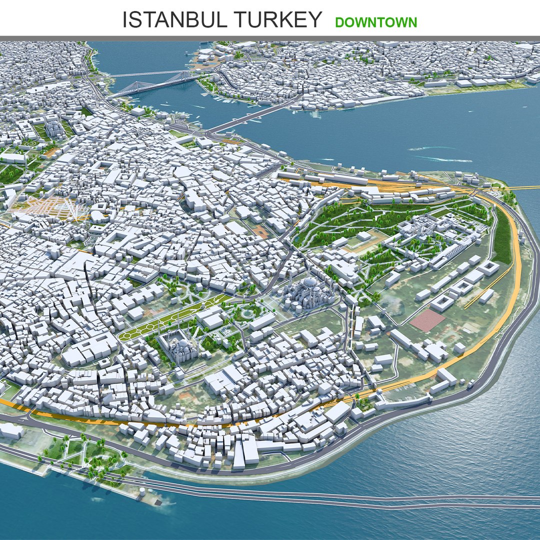 3D Istanbul City Turkey - TurboSquid 1926558