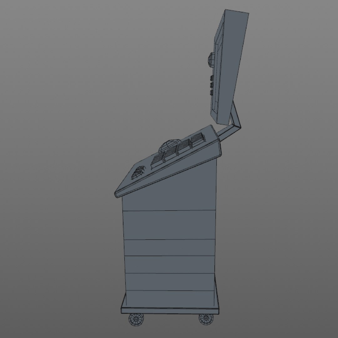 Cartoon Laboratory Monitor Screen 3D Model - TurboSquid 1408909