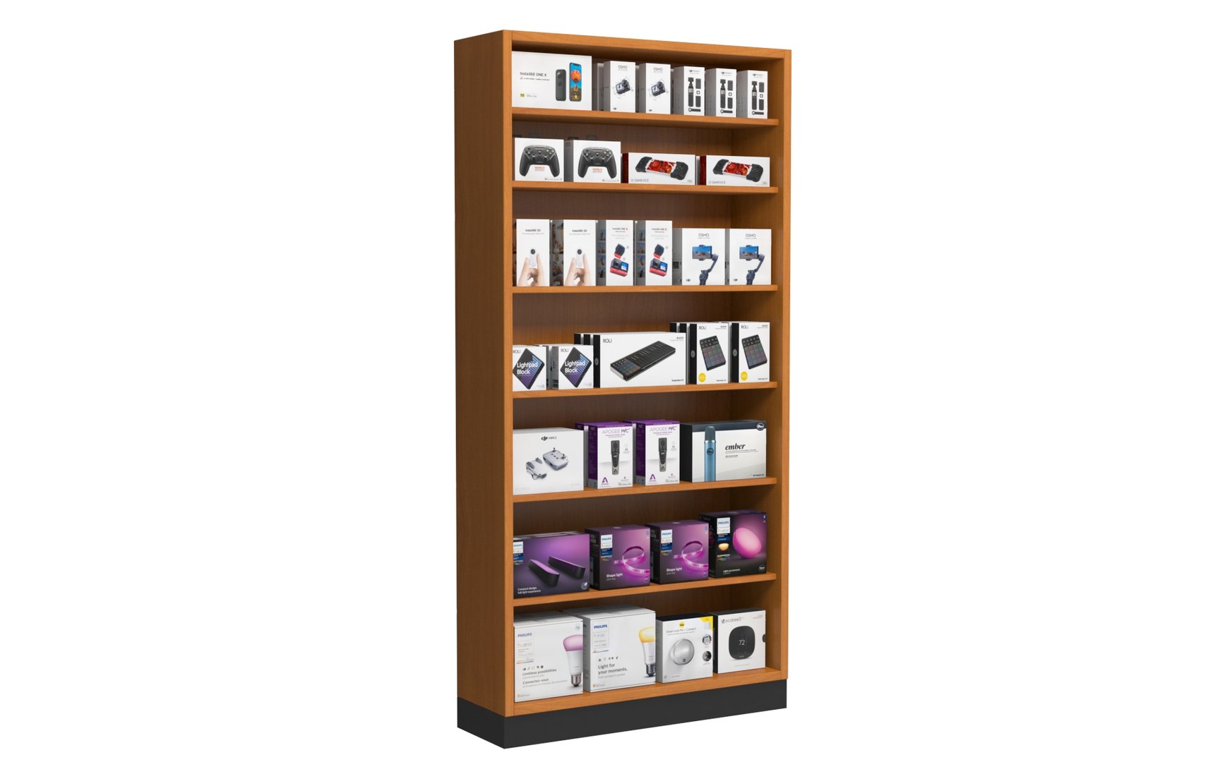 3D Shop Shelving Electronics 5 Model - TurboSquid 1823343