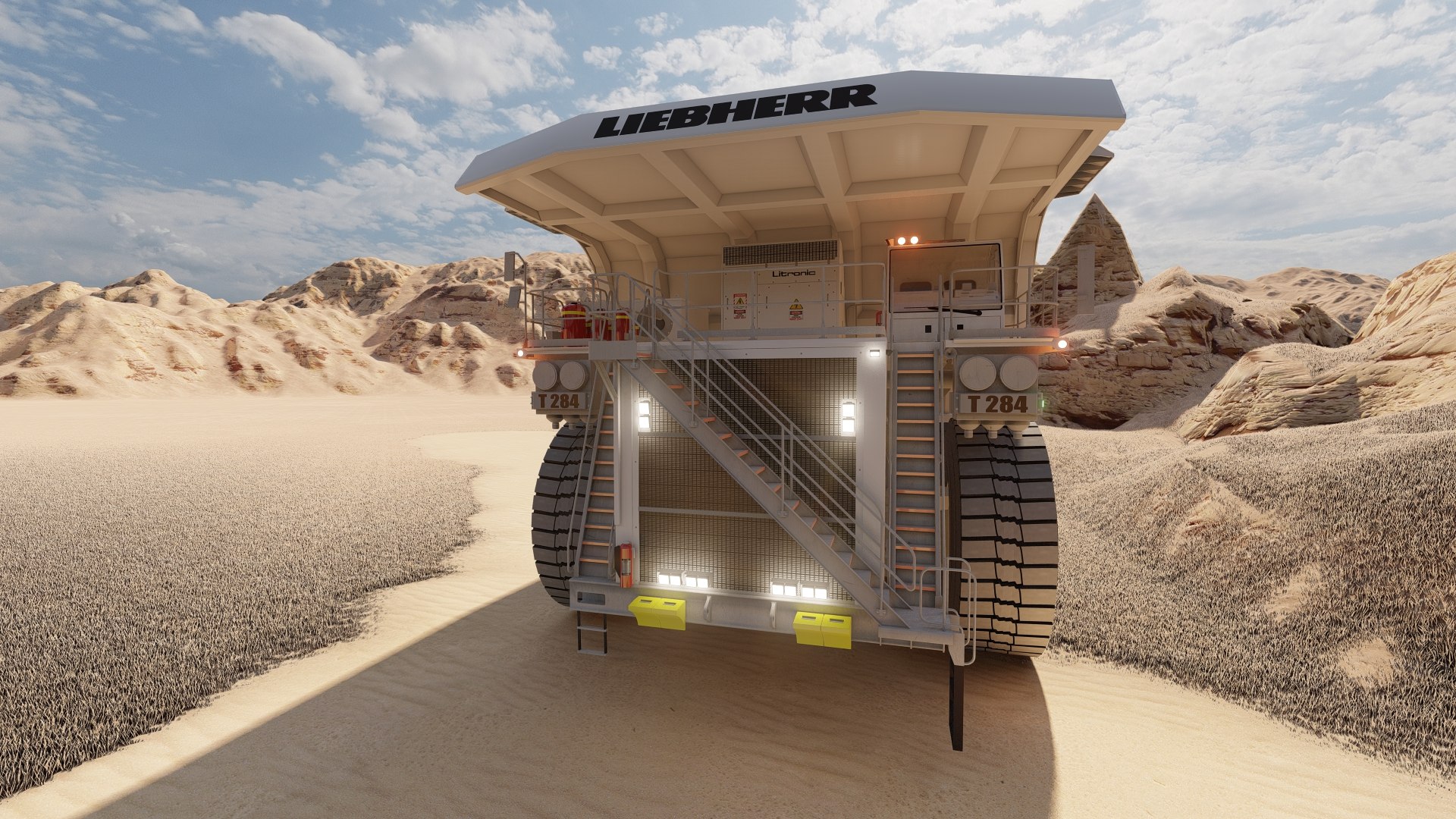 LIEBHERR T284 Dump Truck 3D Model - TurboSquid 2218920