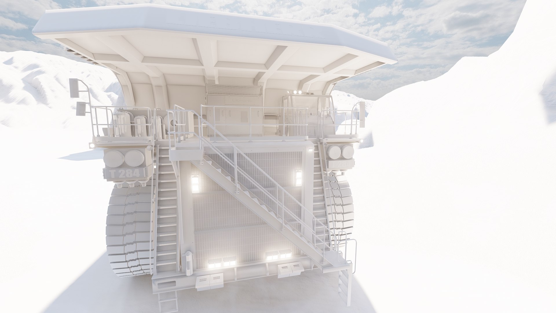 LIEBHERR T284 Dump Truck 3D Model - TurboSquid 2218920