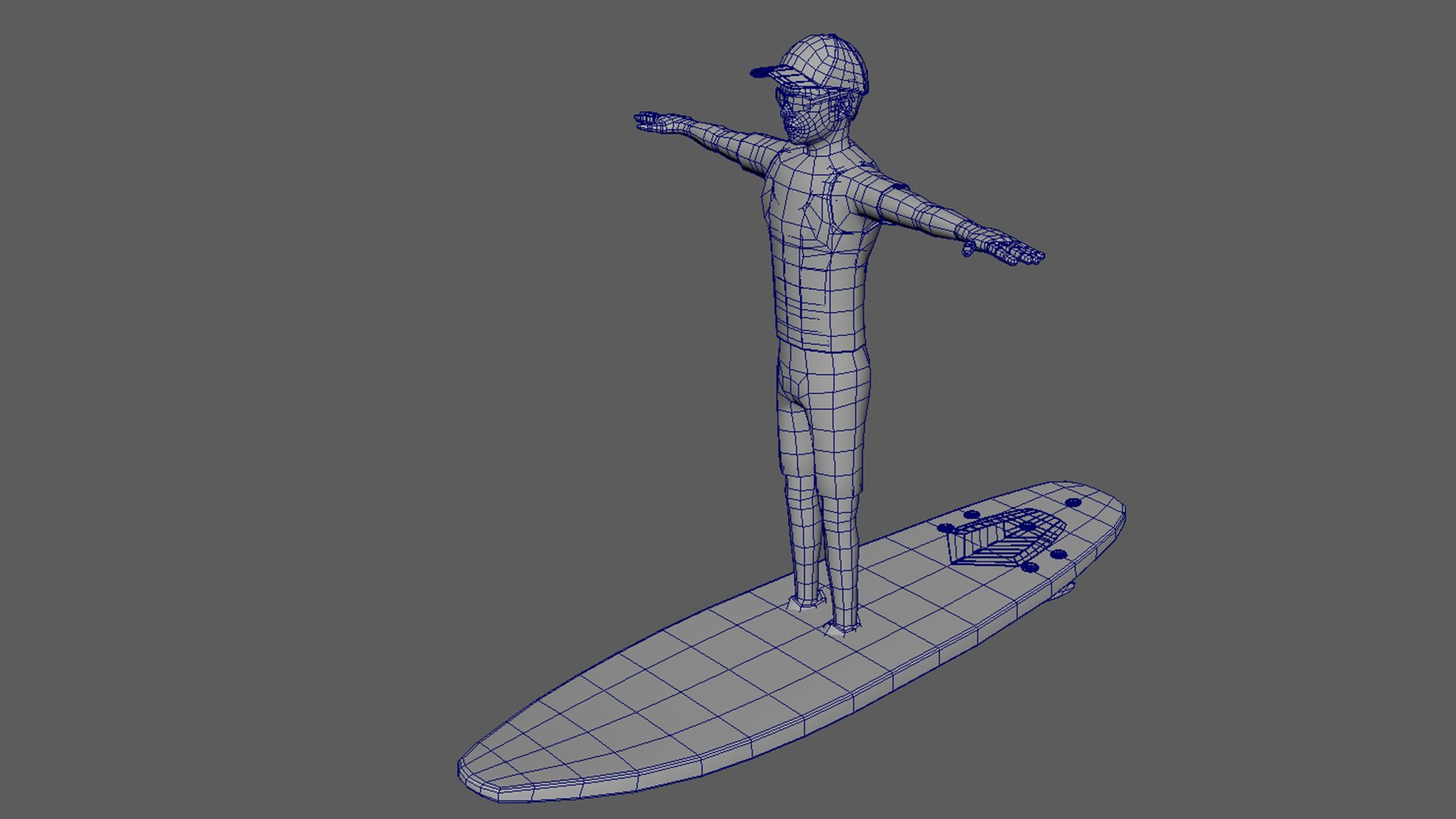 Water Surfing Avatars 3D Model - TurboSquid 2029879