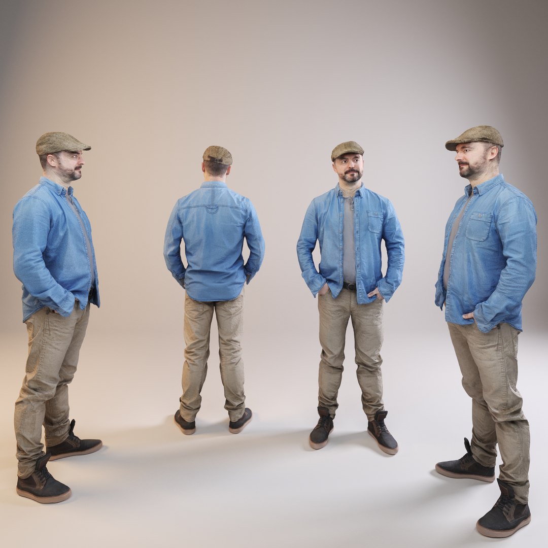 3D Man Scan Model - TurboSquid 1471473