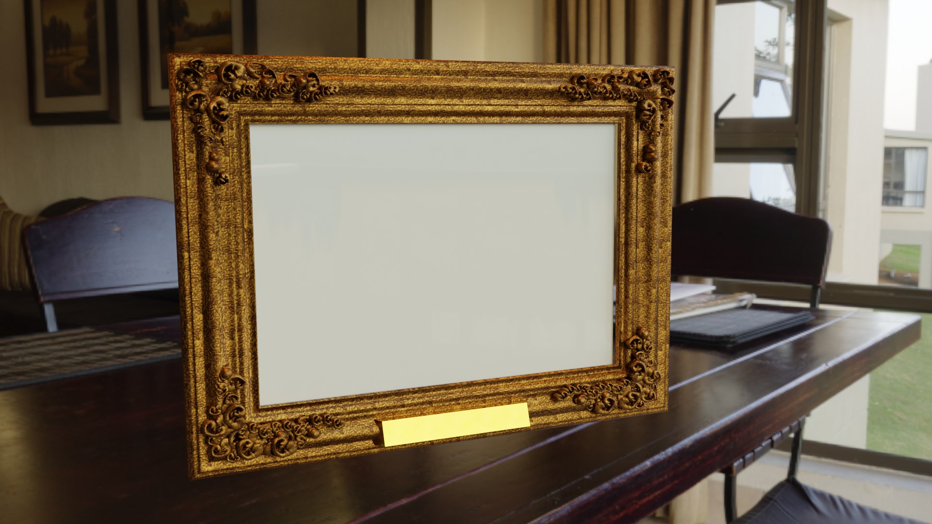 Ornate-frame Model - TurboSquid 1911250