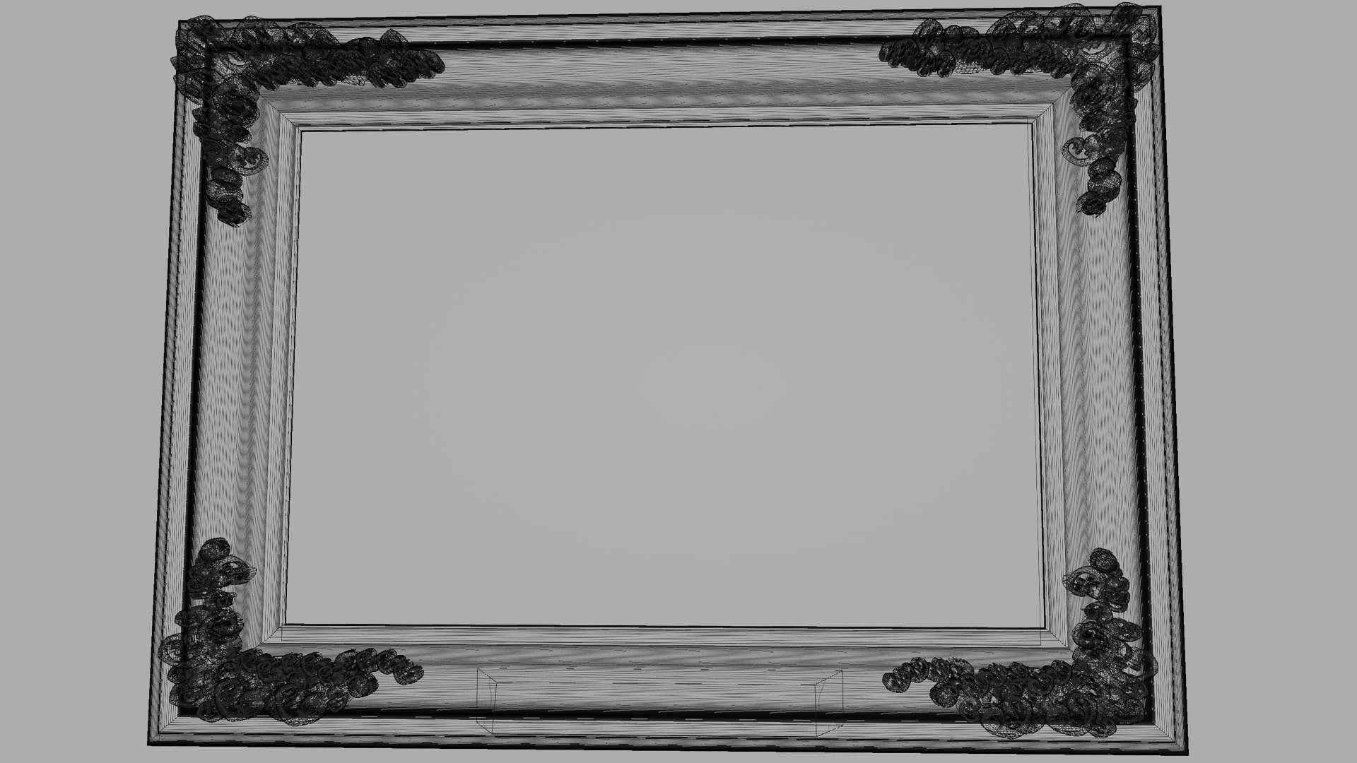 Ornate-frame Model - TurboSquid 1911250