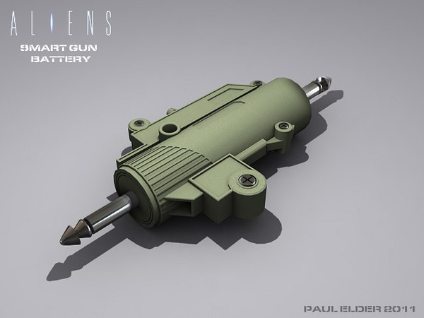 free colonial smartgun battery 3d model