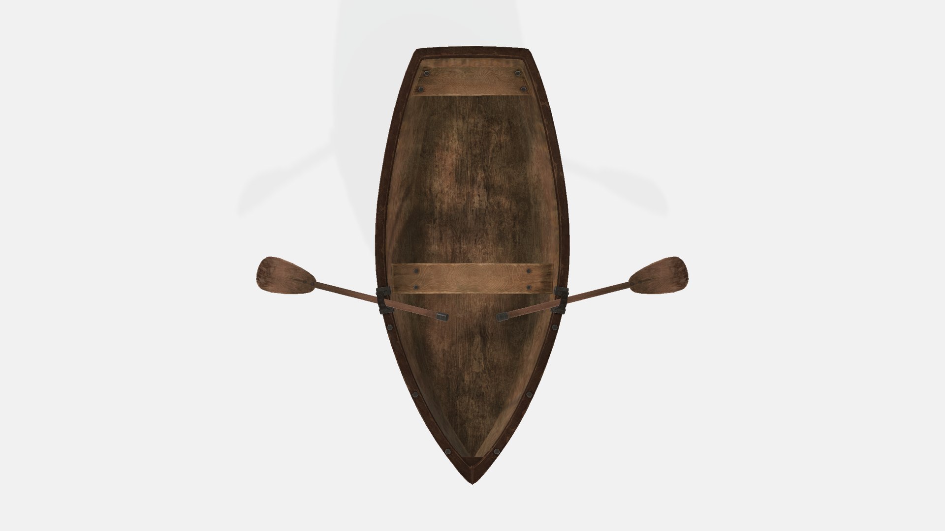 Row Boat 3D Model - TurboSquid 2354840