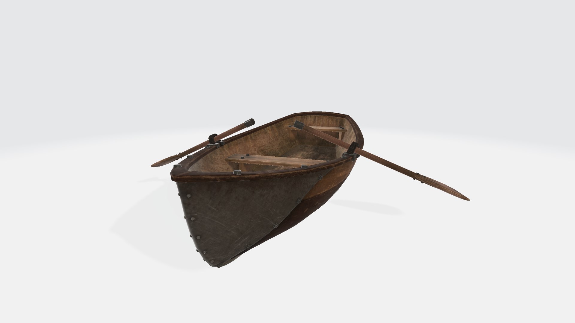Row Boat 3D Model - TurboSquid 2354840