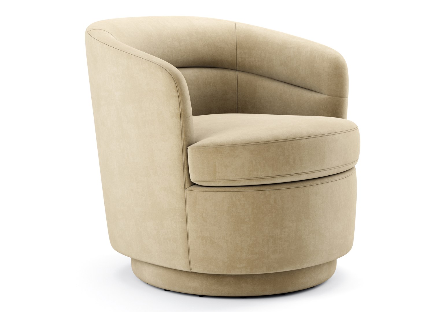 3D Viv Swivel Chair Westelm model - TurboSquid 1954542