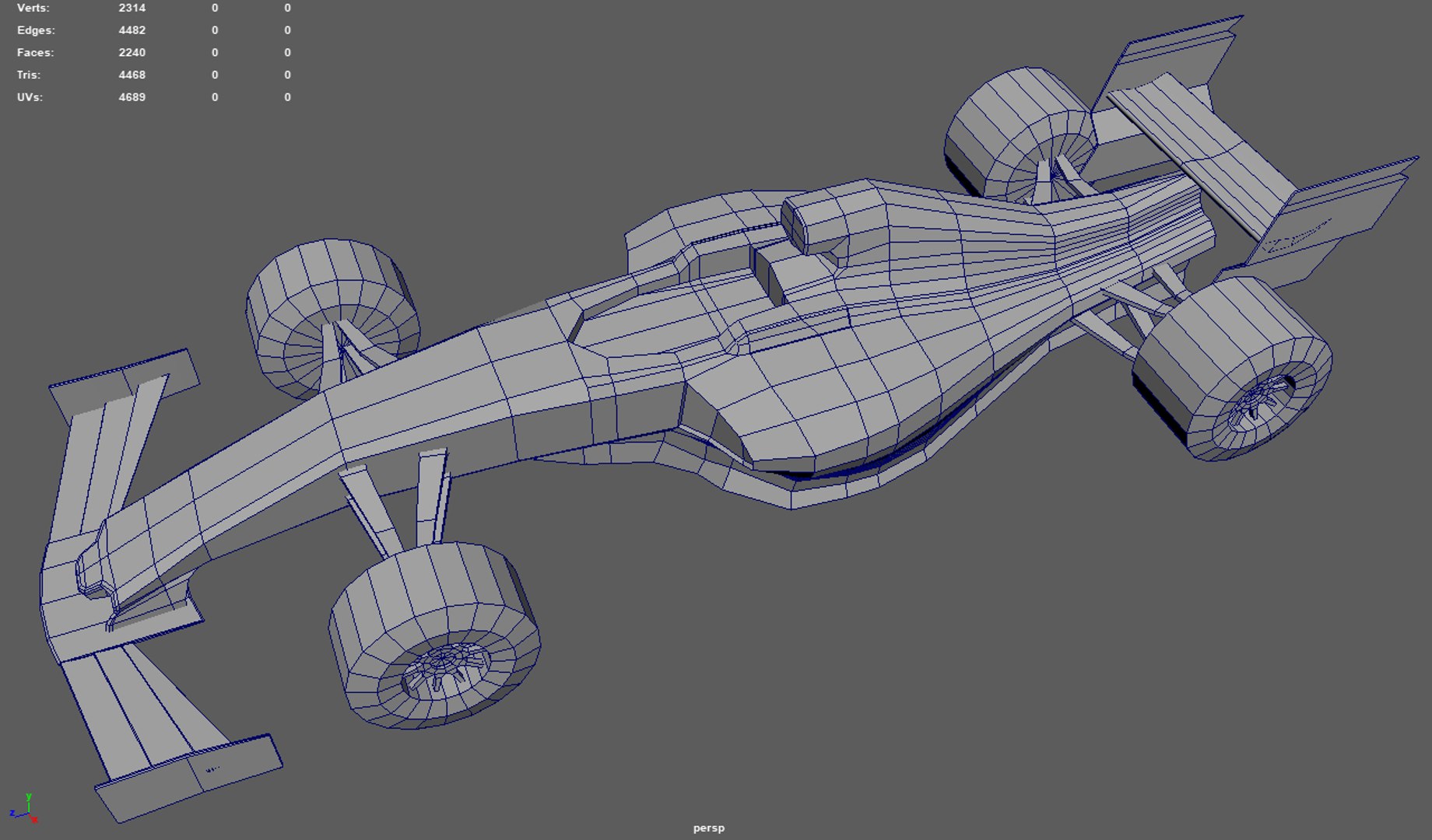 3D Low Poly Formula 1 Car 01 - TurboSquid 2065353