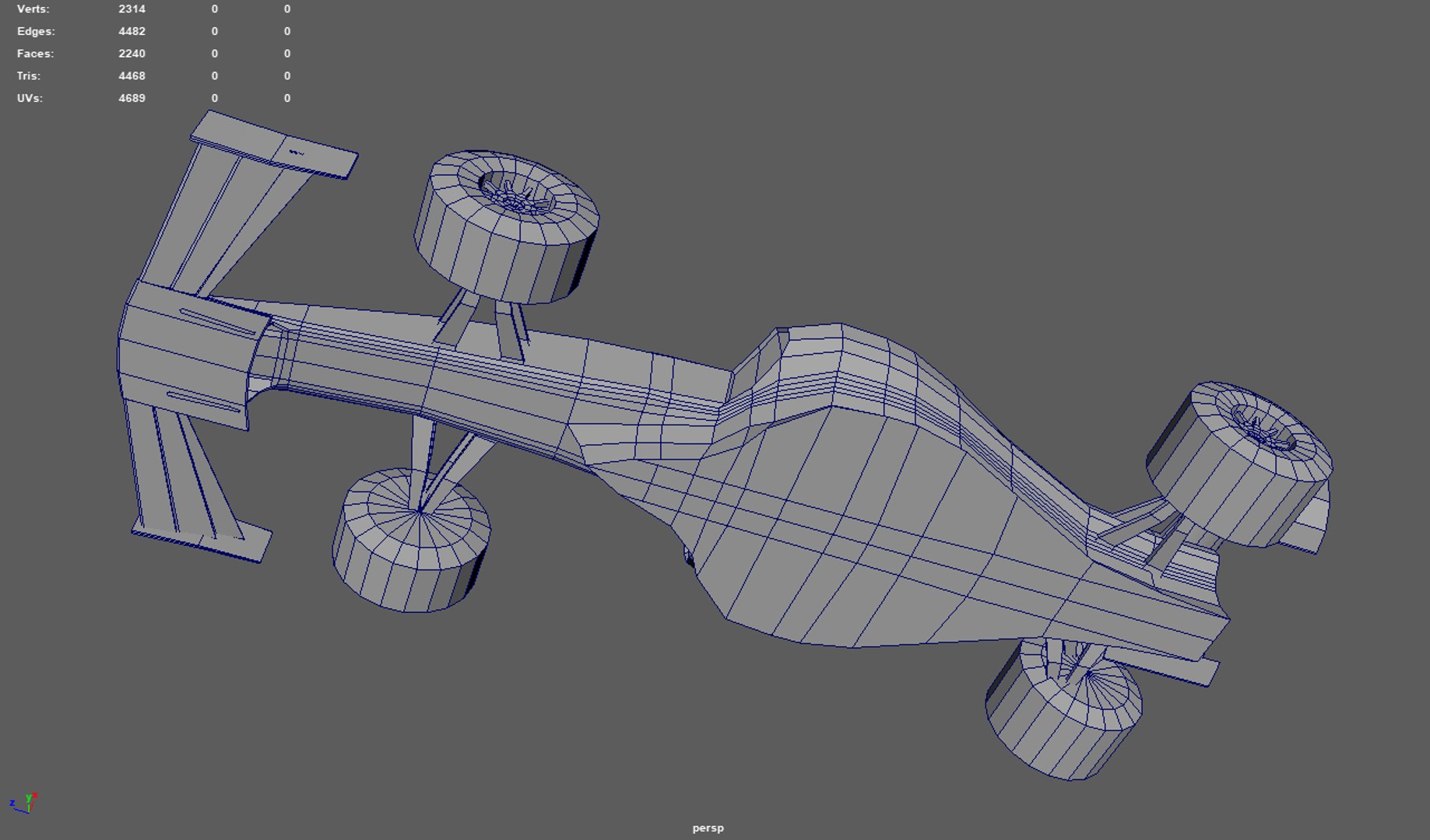 3D Low Poly Formula 1 Car 01 - TurboSquid 2065353