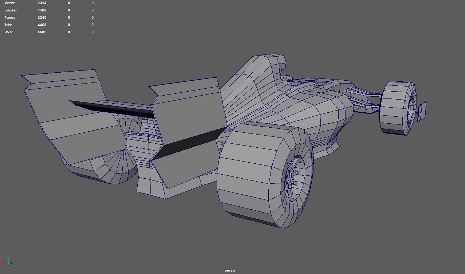 3D Low Poly Formula 1 Car 01 - TurboSquid 2065353