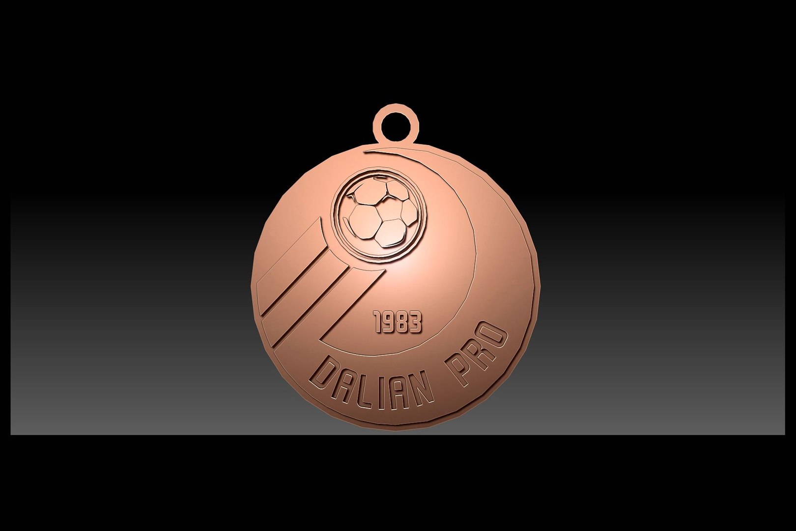 3D Model Dalian Pro Aerbin FC Logo Shield Printable Keychan And ...